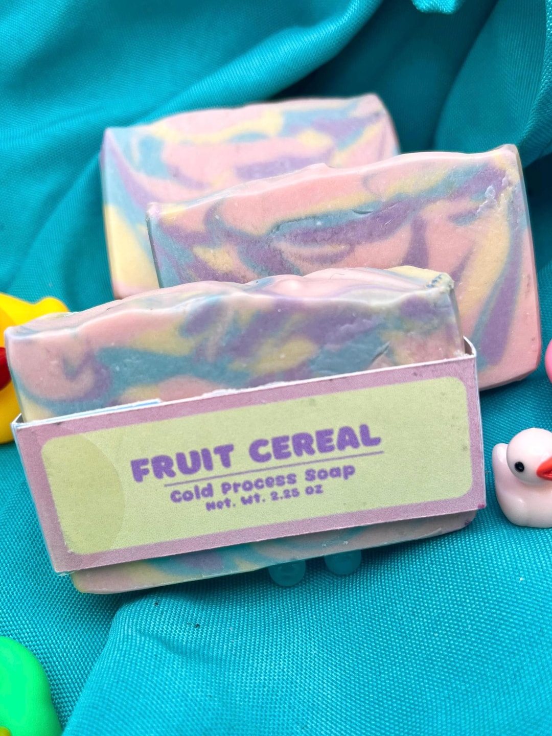 Artisan Cold Process Soap, Fruit Cereal Mini Soap Bar Made With Natural ...