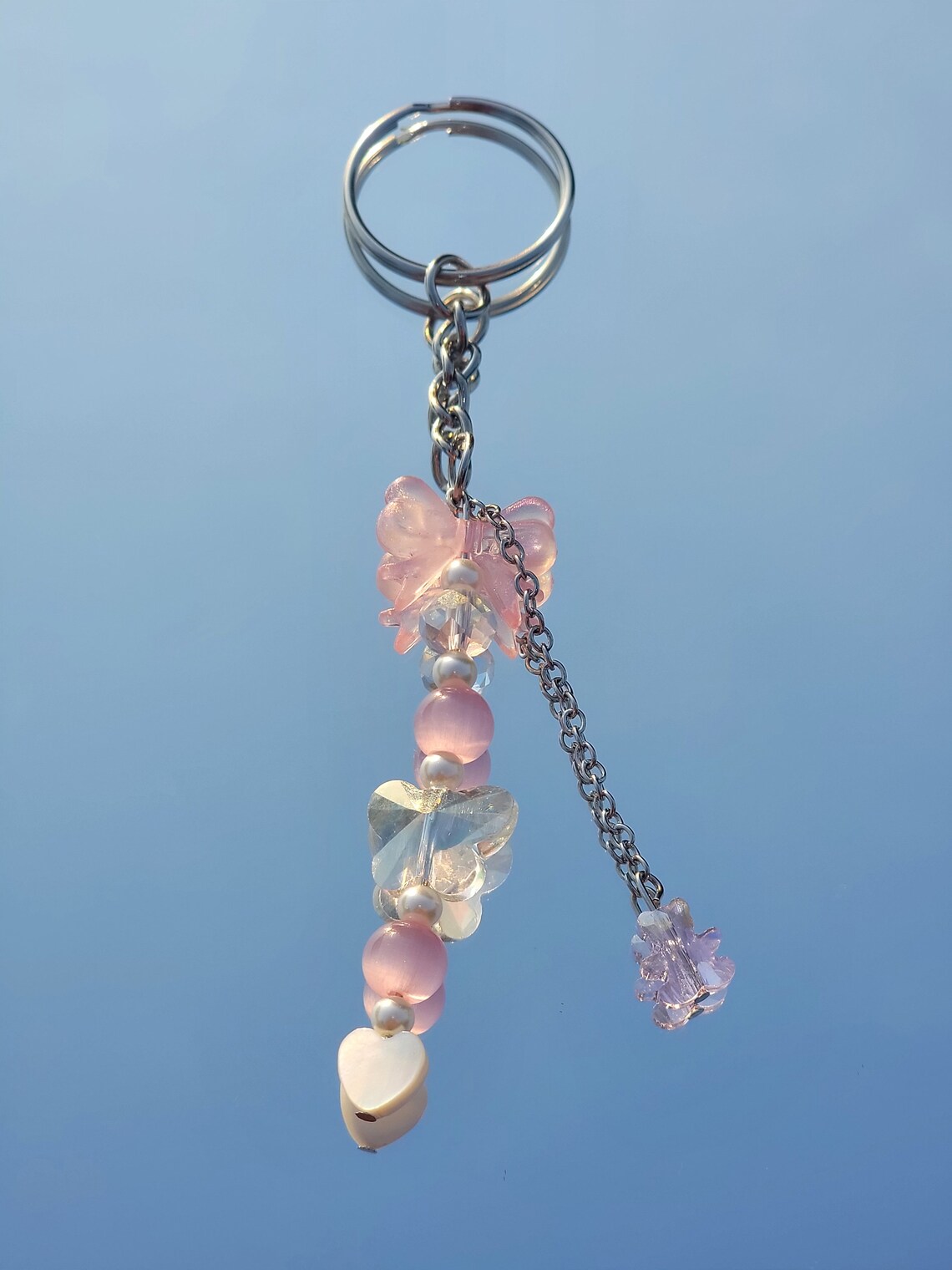 Kawaii Keychain. Pink, Yellow, Green, Blue or Purple. Keychain for All ...