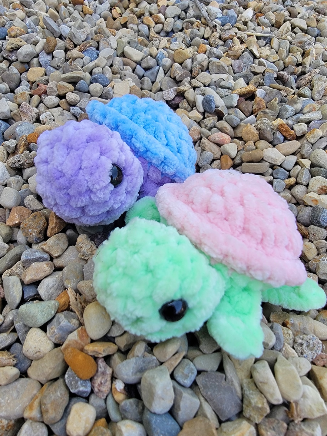 Crochet Turtle Plushie. Cute Custom Turtles. Handmade Crochet Pushie ...