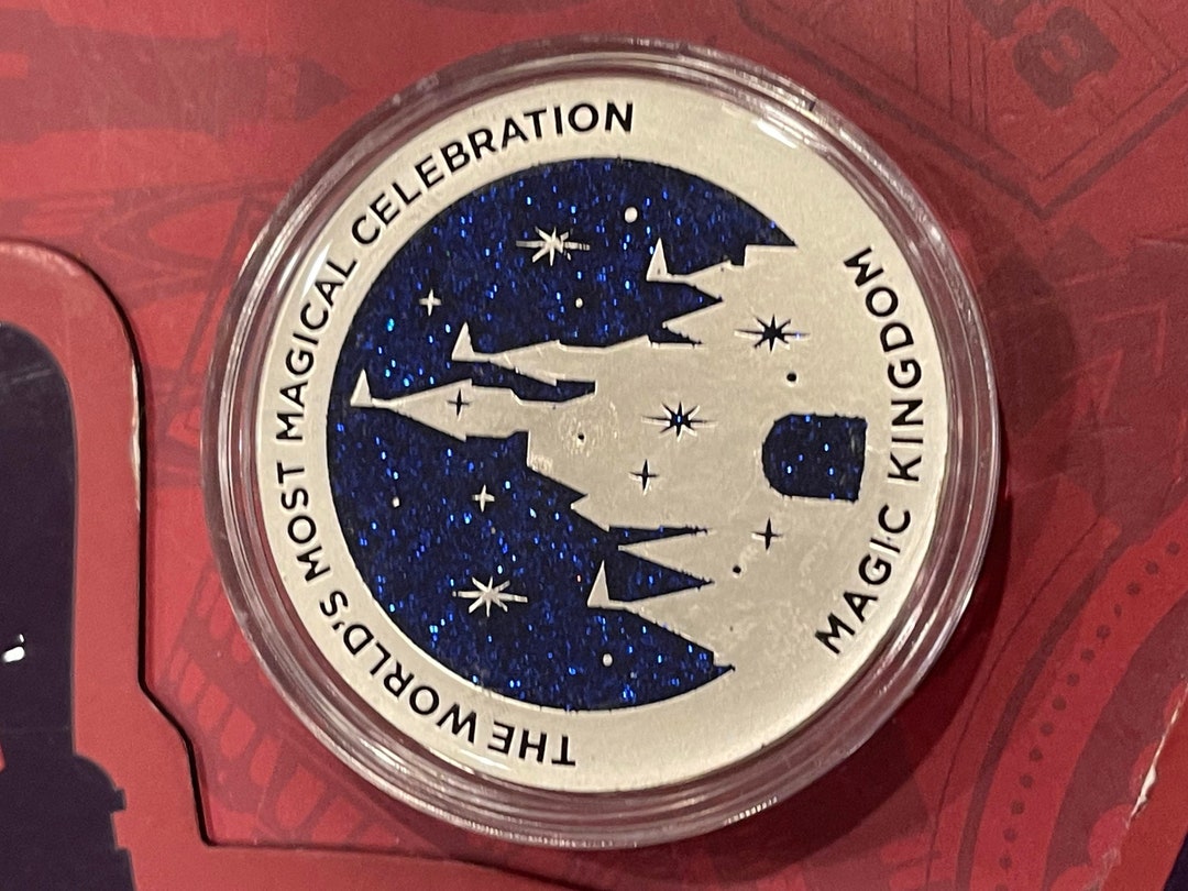 Disney Security Challenge Coin - Magic Kingdom Silver - Etsy