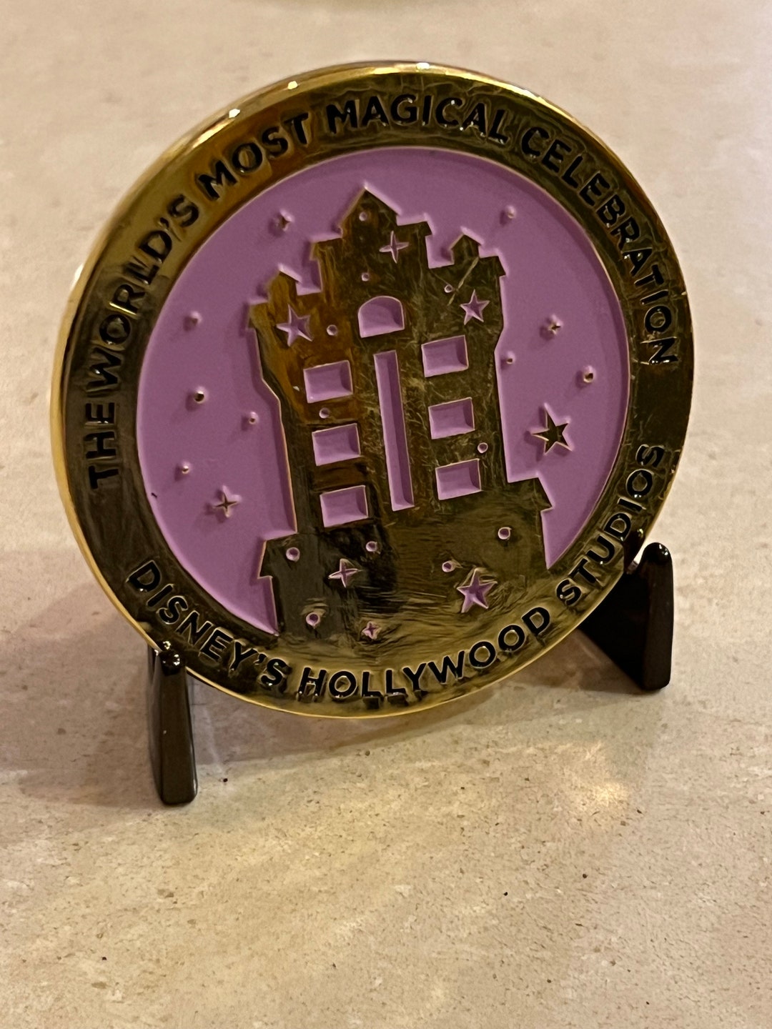 Disney Security Challenge Coin Hollywood Studios Gold - Etsy