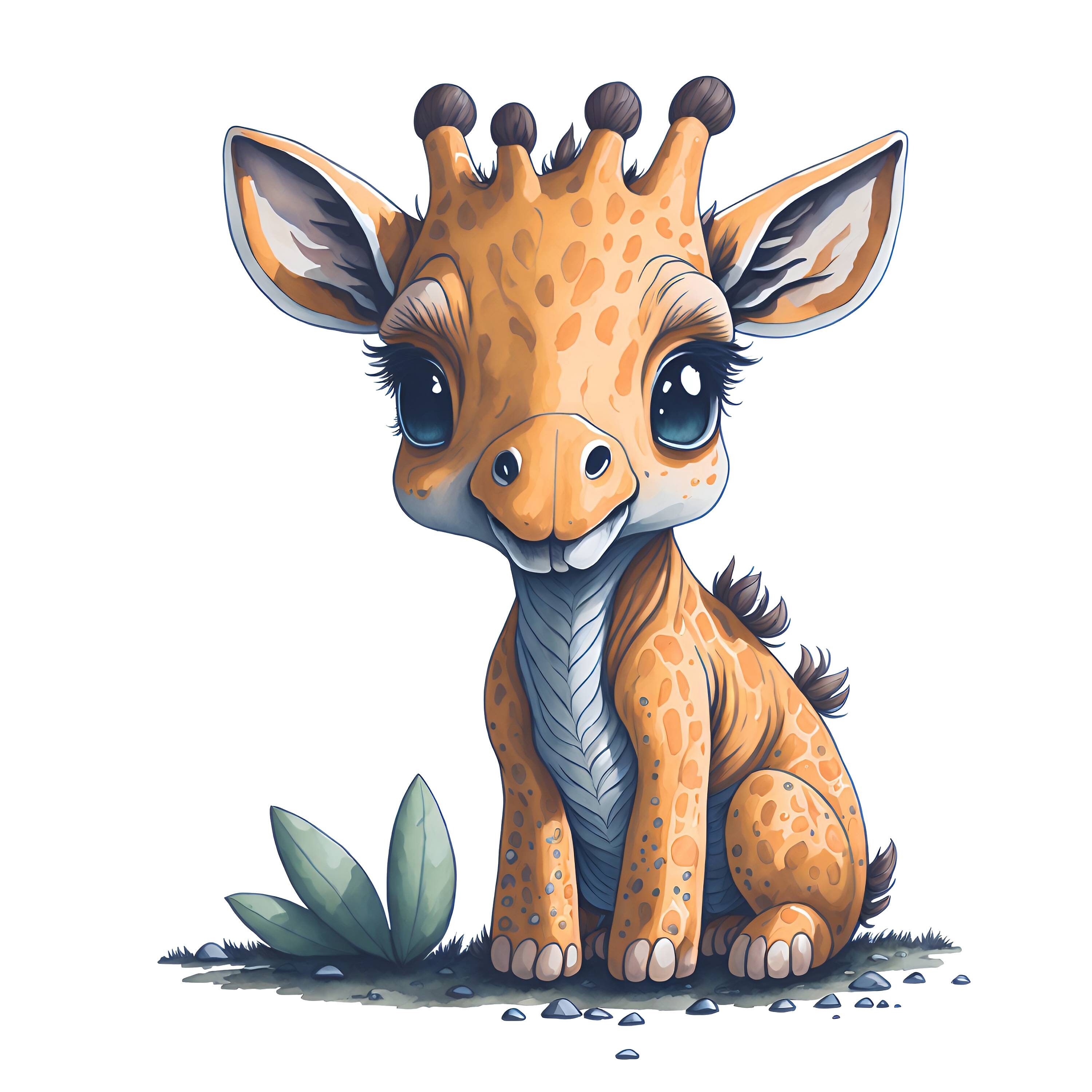 Cute Critters Watercolor Clipart Bundle 2 Baby Animals, Nature, JPEG ...