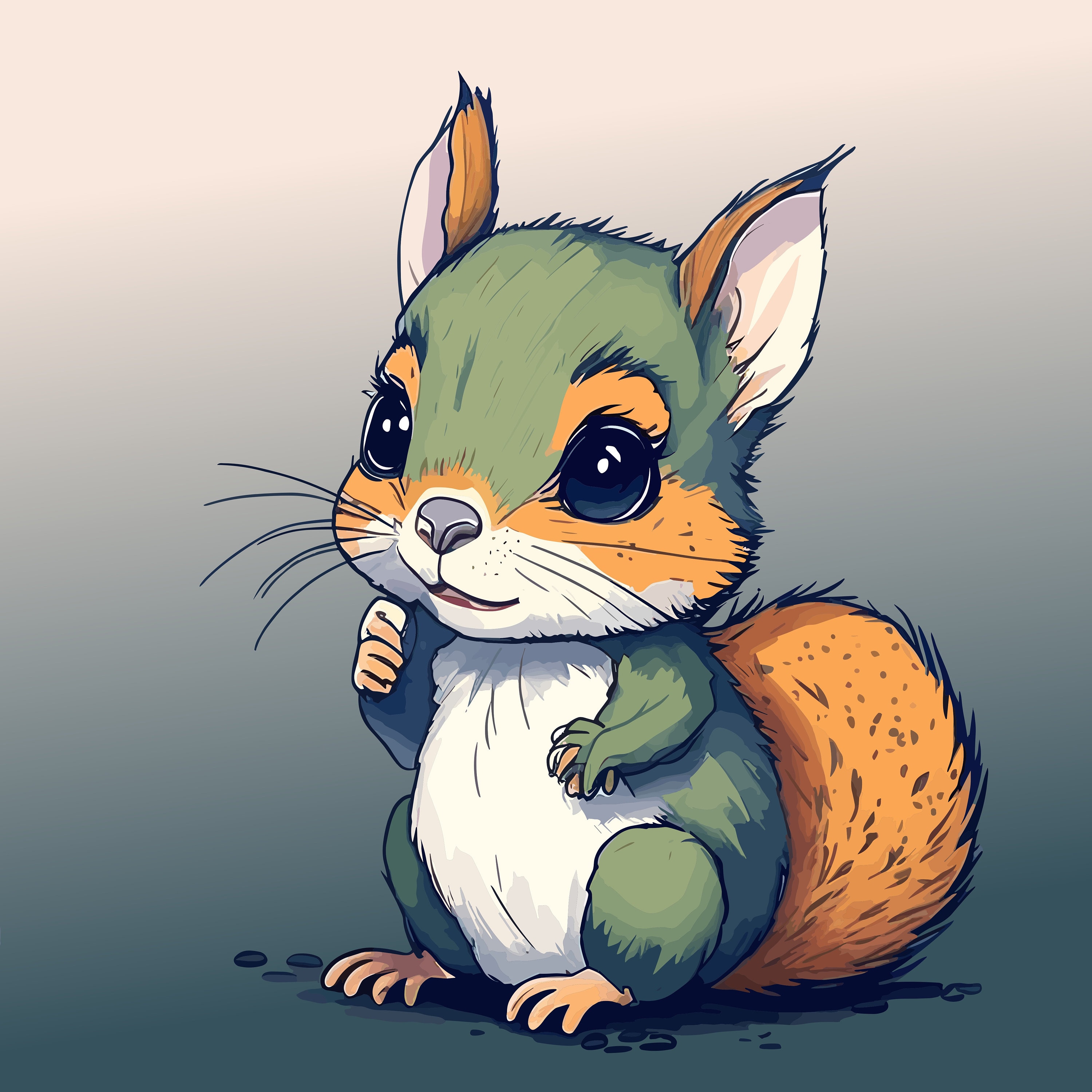 Cute Critters Watercolor Clipart Ultra Bundle 1 Baby Animals, Nature ...