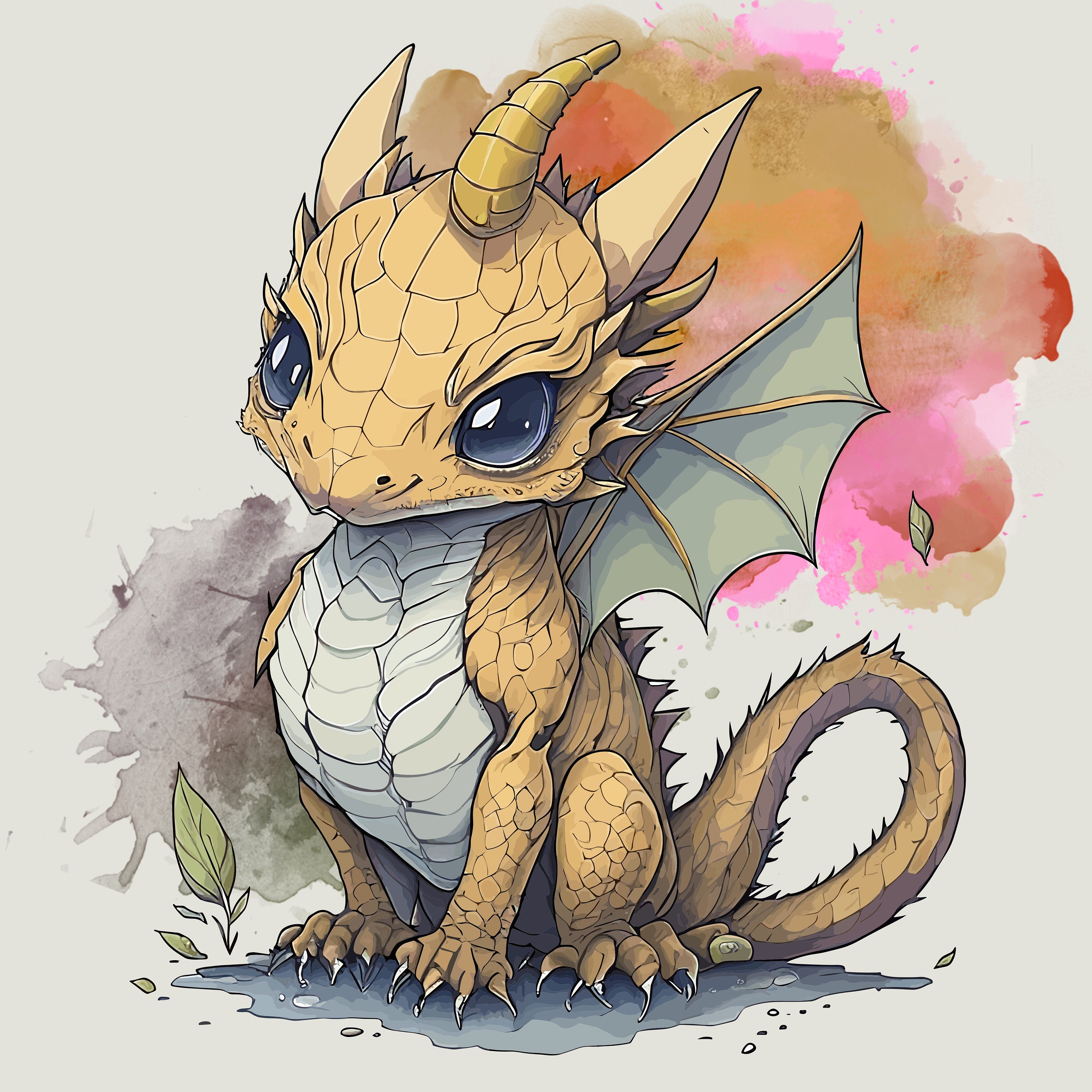 Tiny Watercolor Clipart Ultimate Bundle | Dnd, Fairy, Critters, Dragons ...