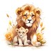 A Father's Pride Watercolor Clipart Bundle 1 | Baby Animals, Father ...