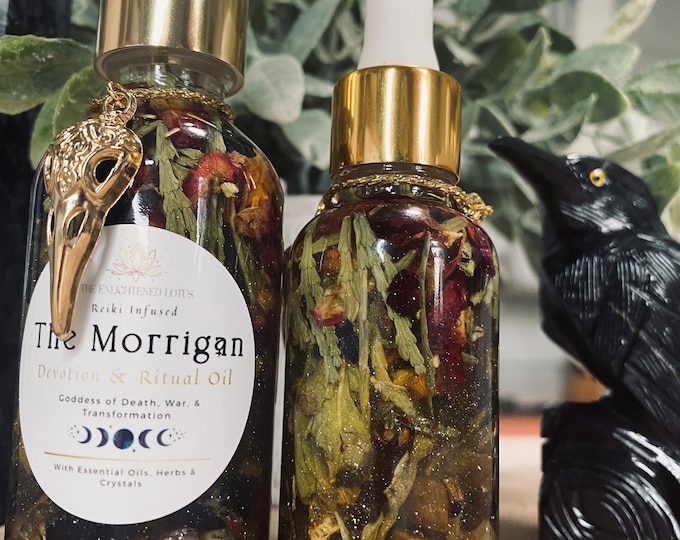 The Morrigan Anointing, Devotion, Ritual, and Spell Oil ~ Honoring the ...