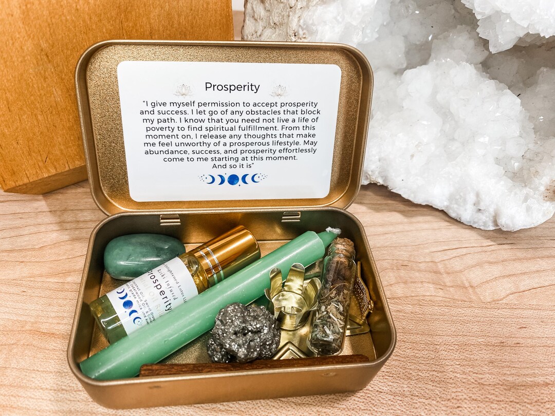 Prosperity Mini Altar Kit Altar Box Money Drawing Altar Box Prosperity ...