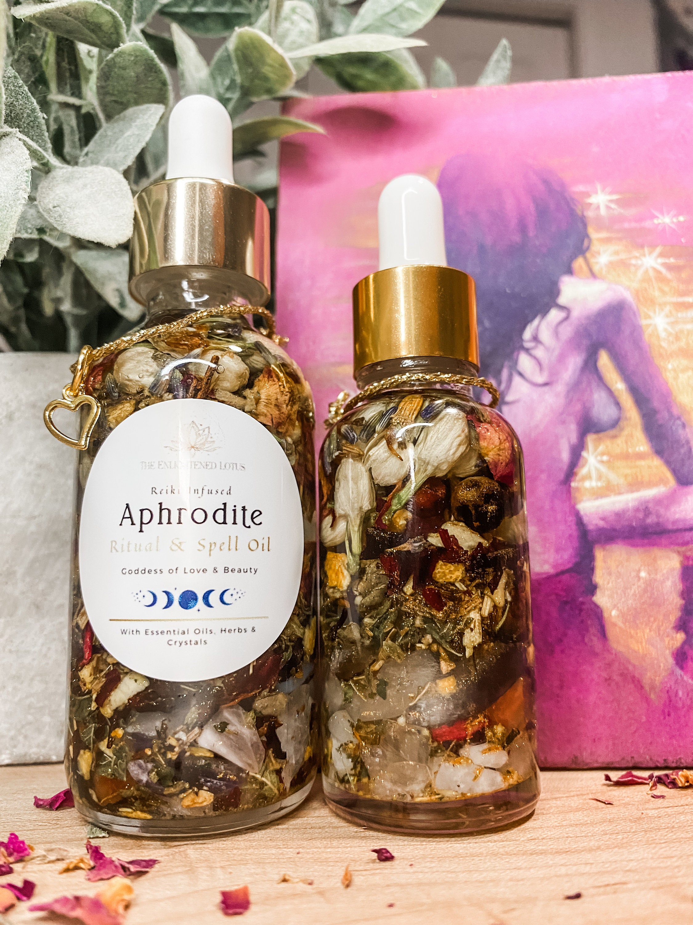 Aphrodite Anointing, Devotion, Ritual, and Spell Oil Honoring Aphrodite Aphrodite Altar Oil ...