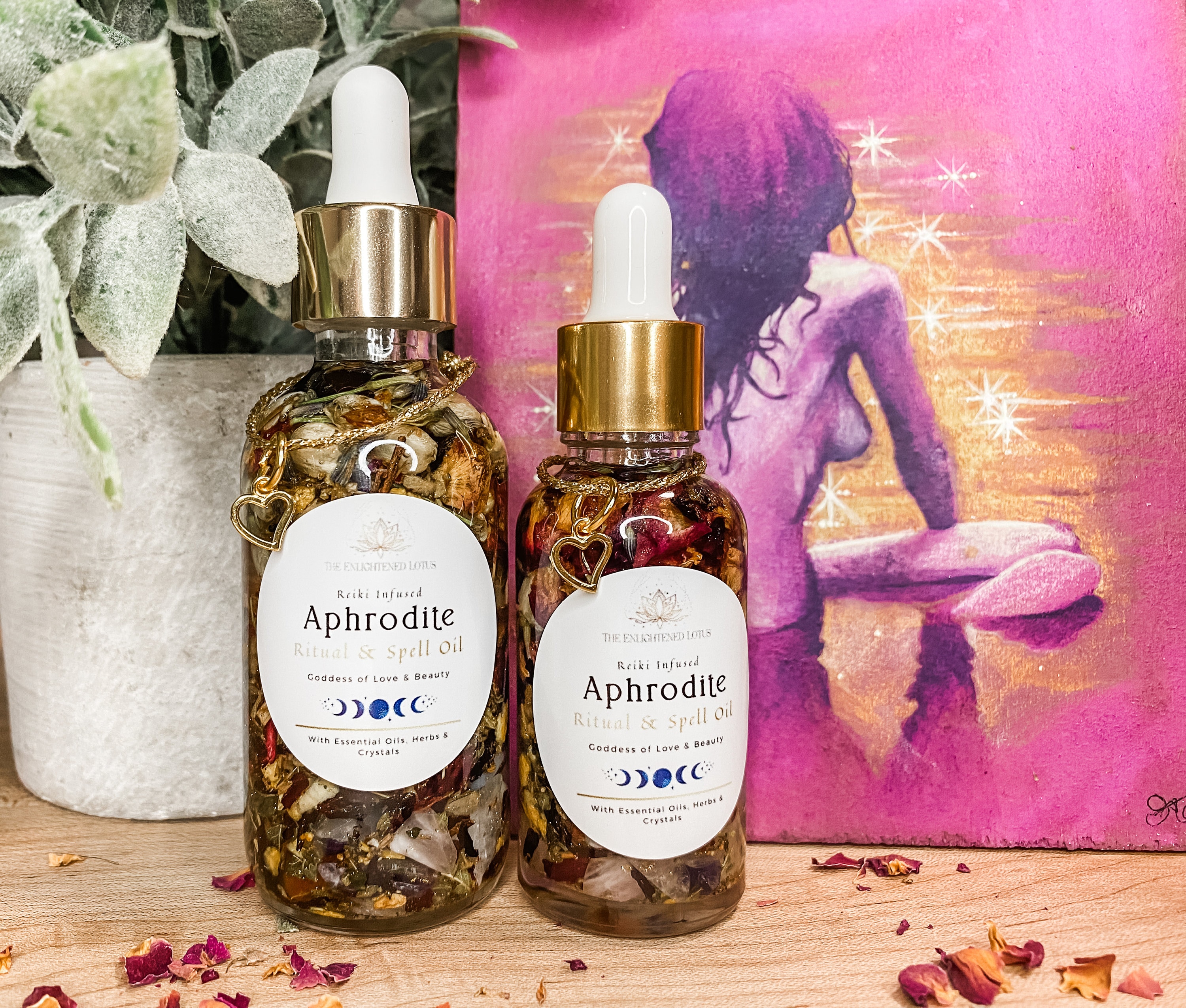 Aphrodite Anointing, Devotion, Ritual, and Spell Oil Honoring Aphrodite Aphrodite Altar Oil ...