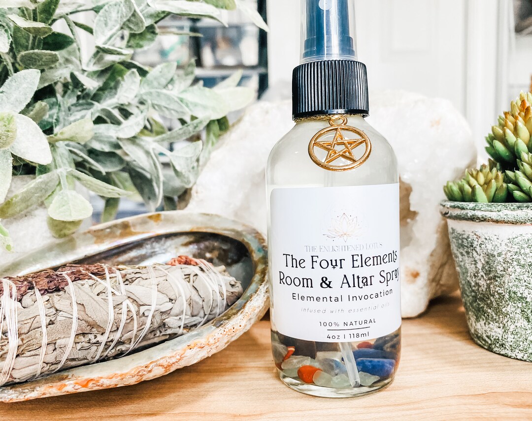 Four Elements Invocation Spray Altar Spray Earth Air Fire Water 4 ...
