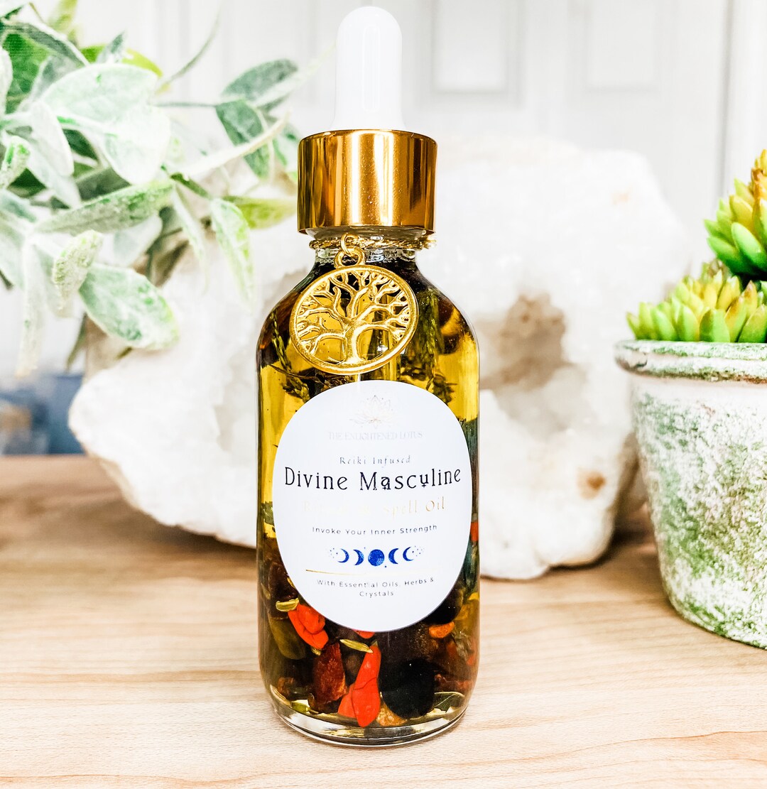 Divine Masculine Ritual & Spell Oil Devotional Oil Anointing Oil ...