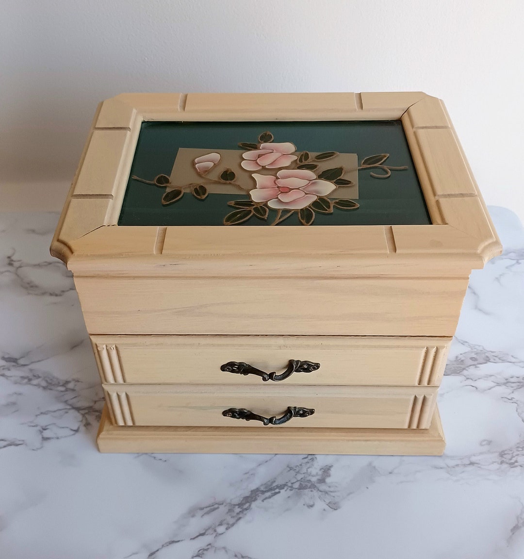 Vintage Jewelry Box - Etsy