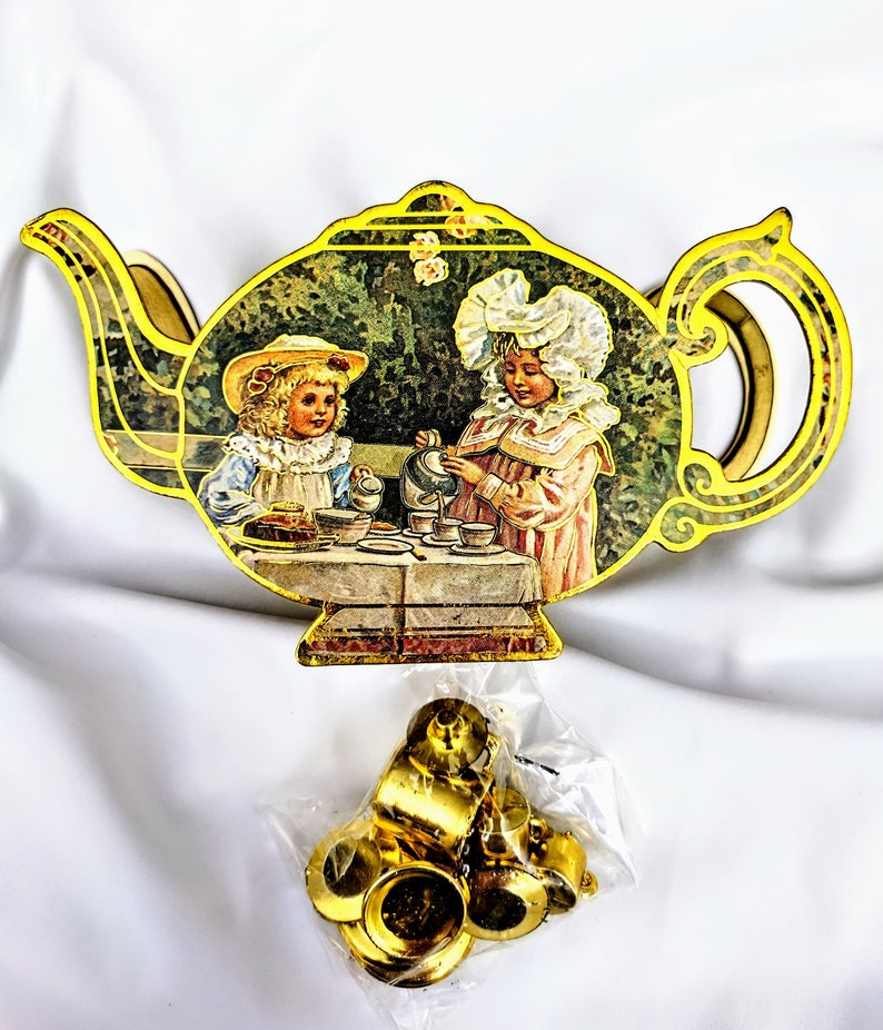 Victorian Toy Tea Set Vintage Unique Rare Find Gift Collectable ...