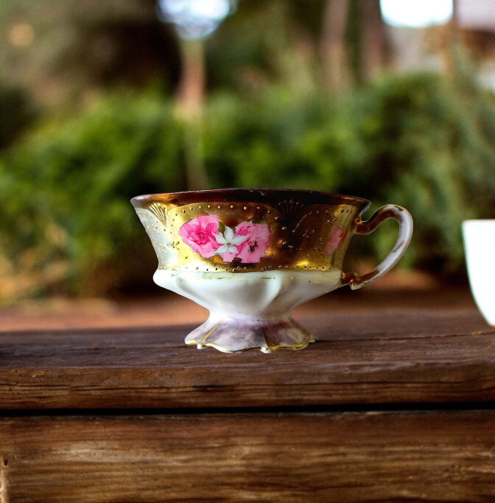 Vintage Victorian Teacup and Saucer Set, Unique Rare Find Collectable ...