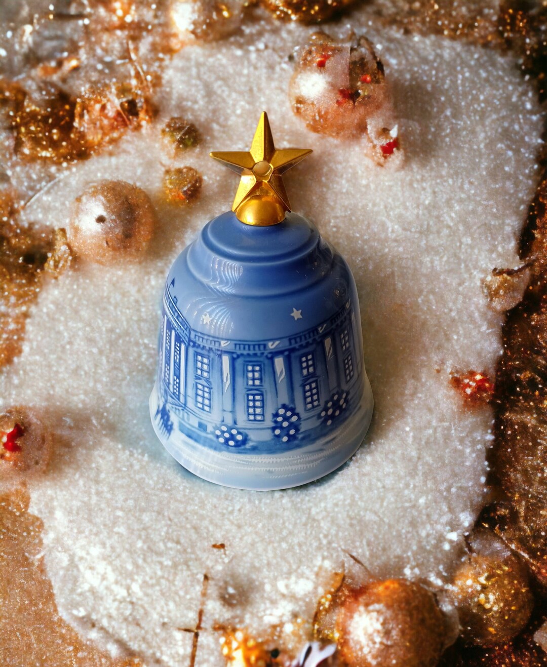 Vintage Christmas Decoration, Christmas Bell by Bing & Grondahl ...