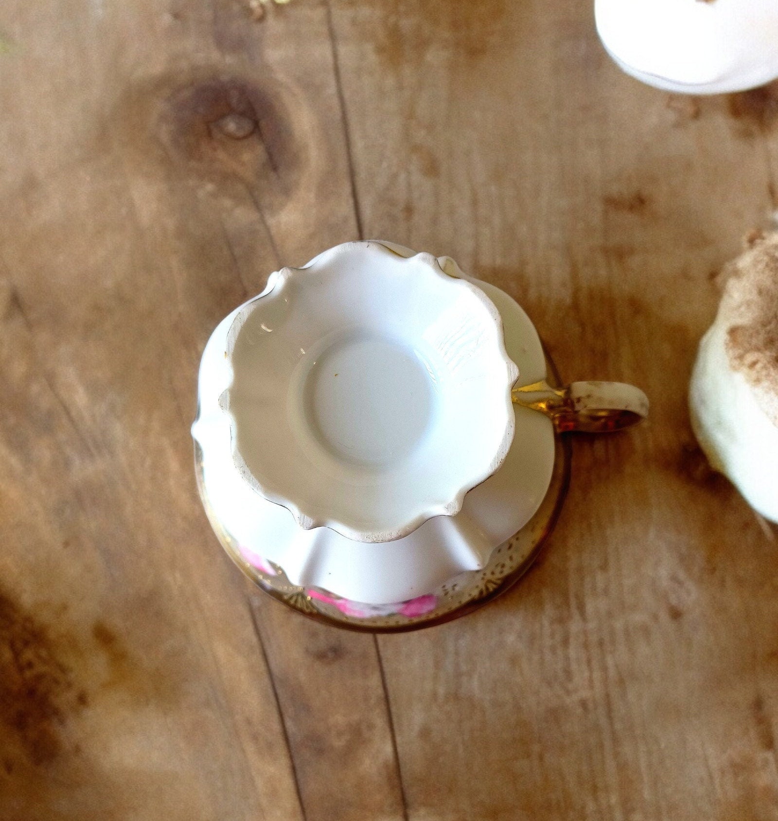 Vintage Victorian Teacup and Saucer Set, Unique Rare Find Collectable ...