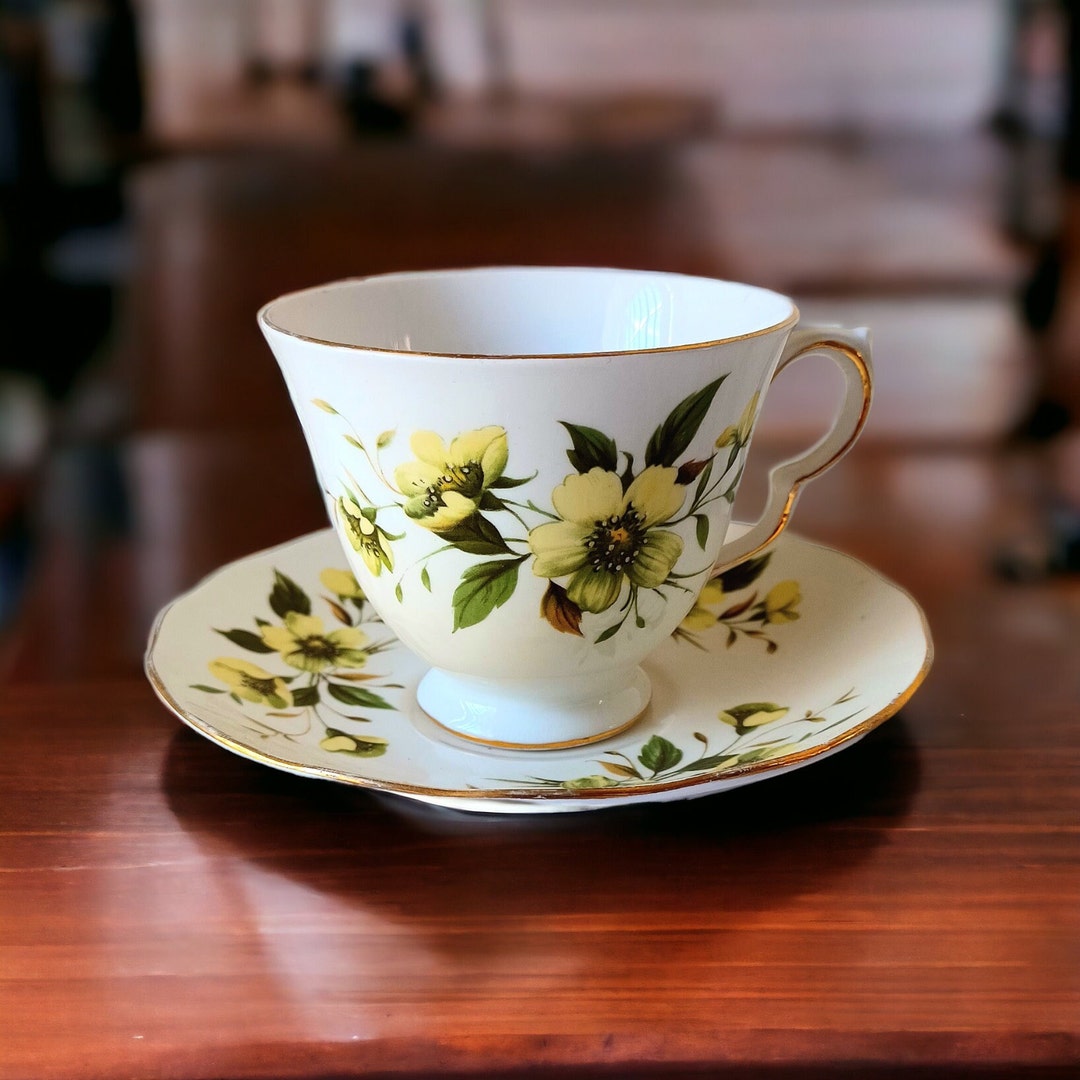 Vintage Tea Cup Set, Rare Find Unique Gift Collectable English Royal ...