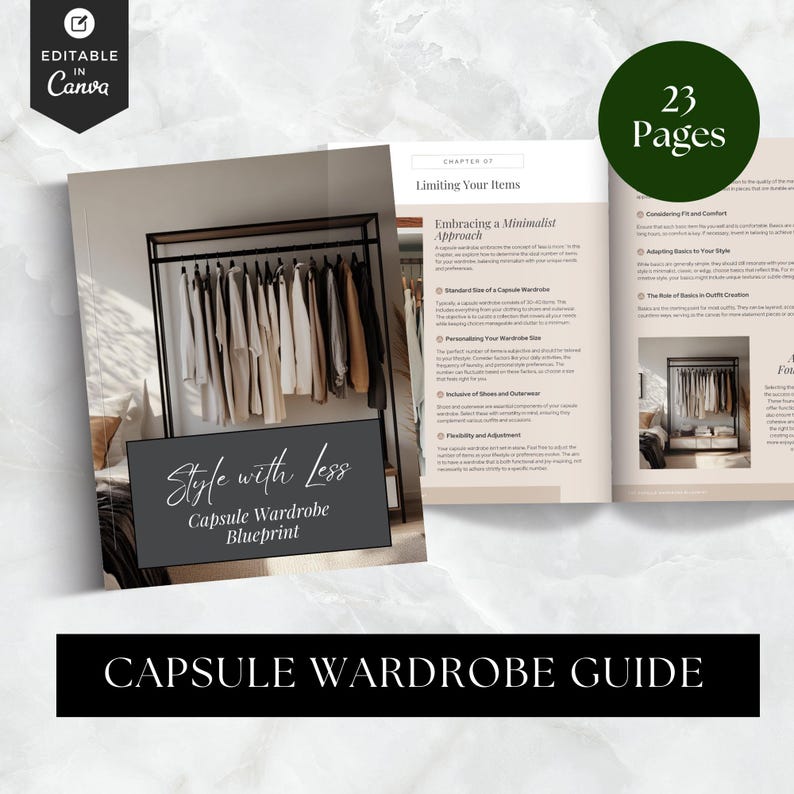 Capsule Wardrobe Guide and Personal Style Ebook for Fashion Stylists ...