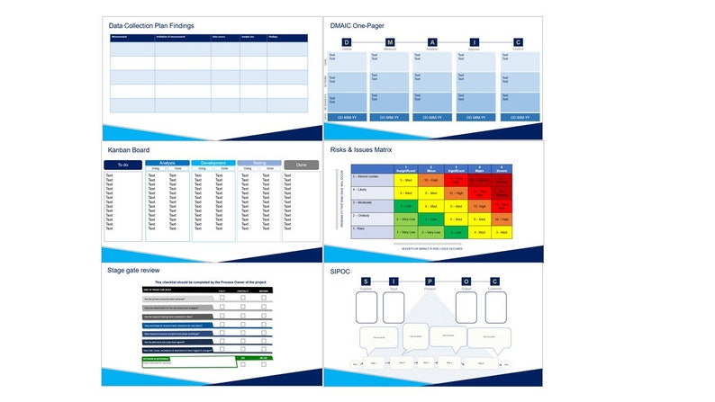 18 Project Management Powerpoint Templates for Everyday Use - Etsy