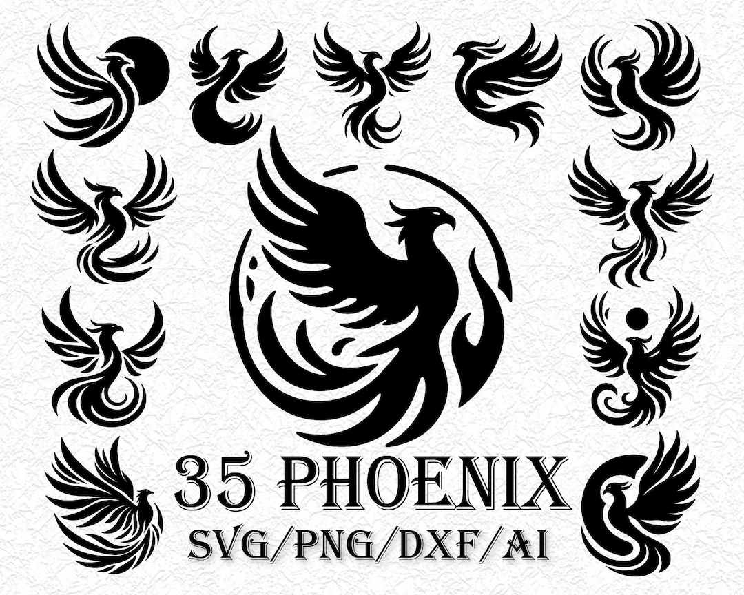 35 Phoenix Svg, Phoenix Png, Phoenix Bird, Phoenix Art, Phoenix Design ...