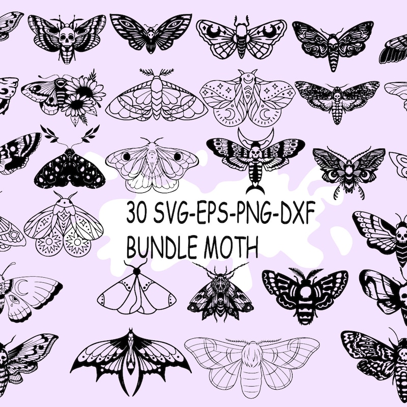 Death Moth Svg - Etsy
