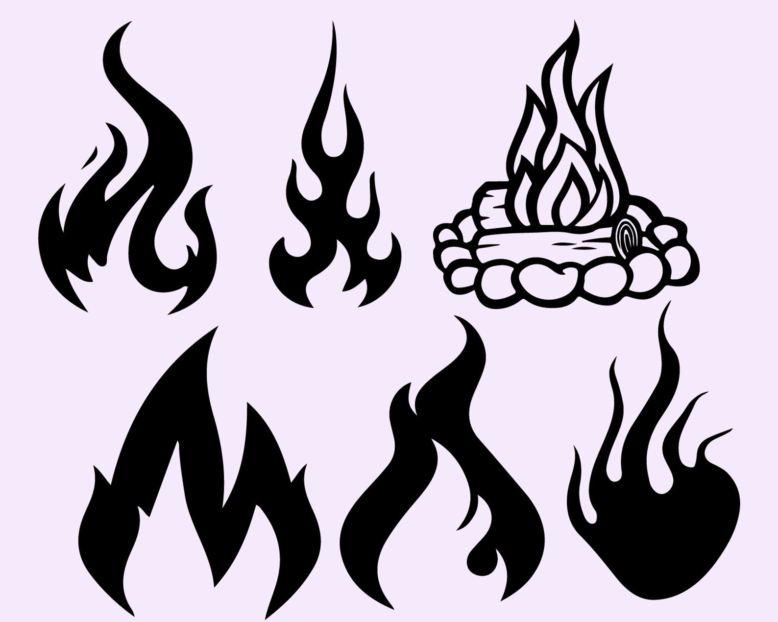 80 Fire Svg,fire Svg,dxf,fire Flames,svg Bundle,fire Ball,cricut ...