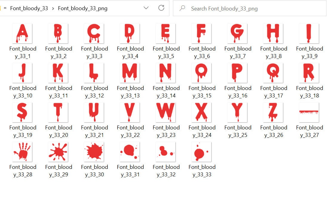 Bloody FONT SVG, Bloody Letters Svg, Bloody Clipart, Bloody Alphabet ...
