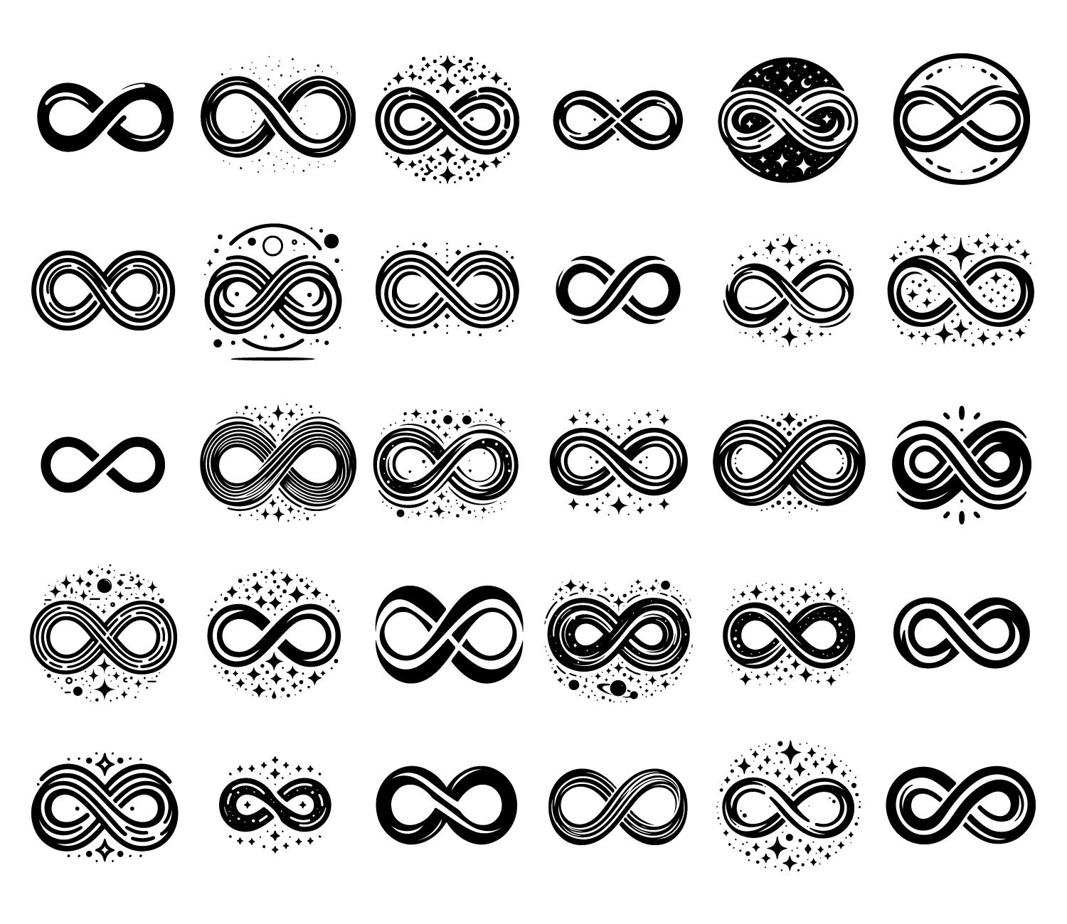 30 Infinity Symbol - Infinity Sign, Infinity Svg, Infinity Tattoo ...