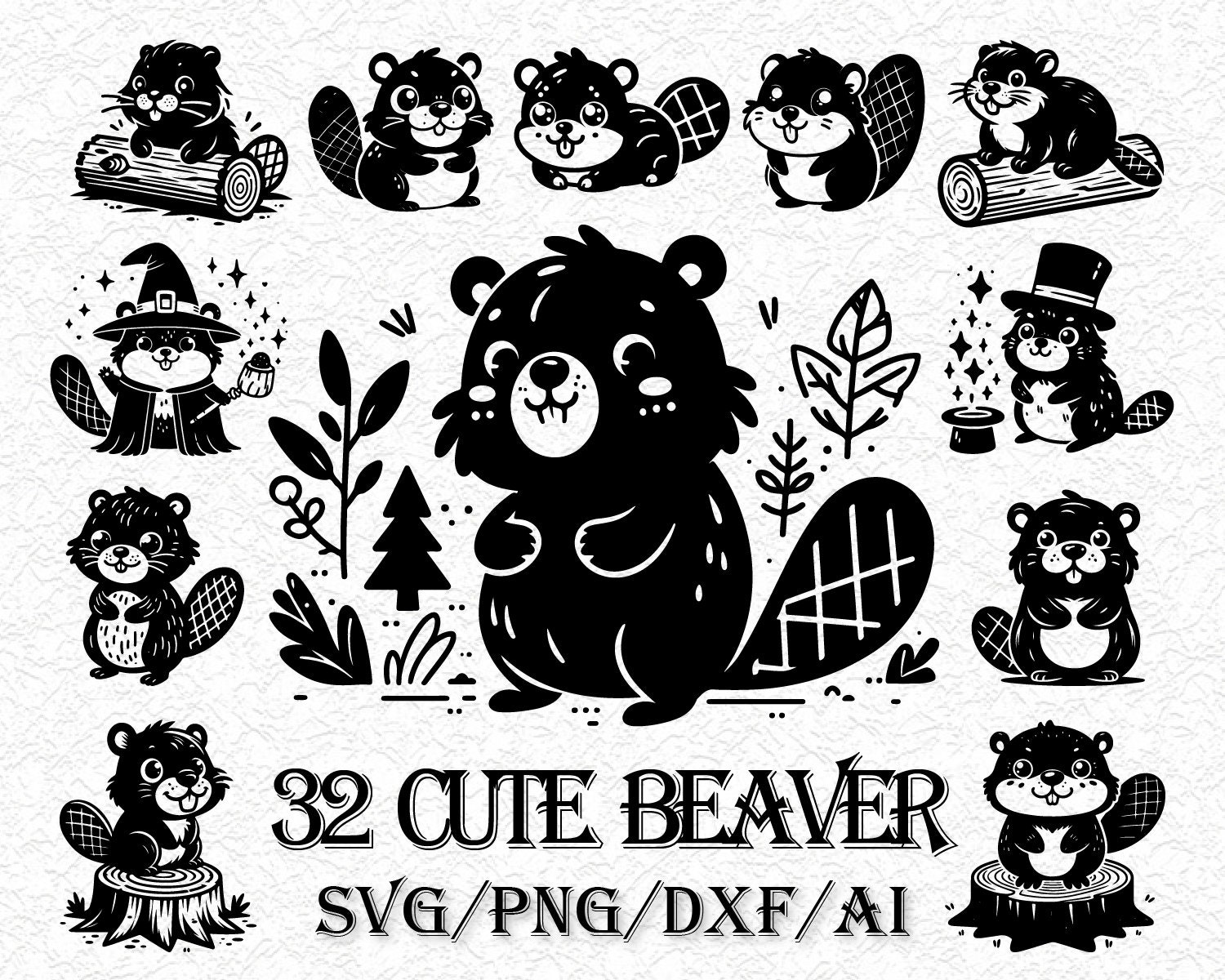32 Cute Beaver SVG, Beaver Svg, Beaver Cut File, Baby Beaver Clipart ...