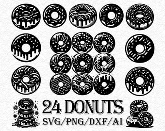 Donut SVG, Doughnut SVG, Cake Svg, Candy, Donut Cut File, Sprinkle ...