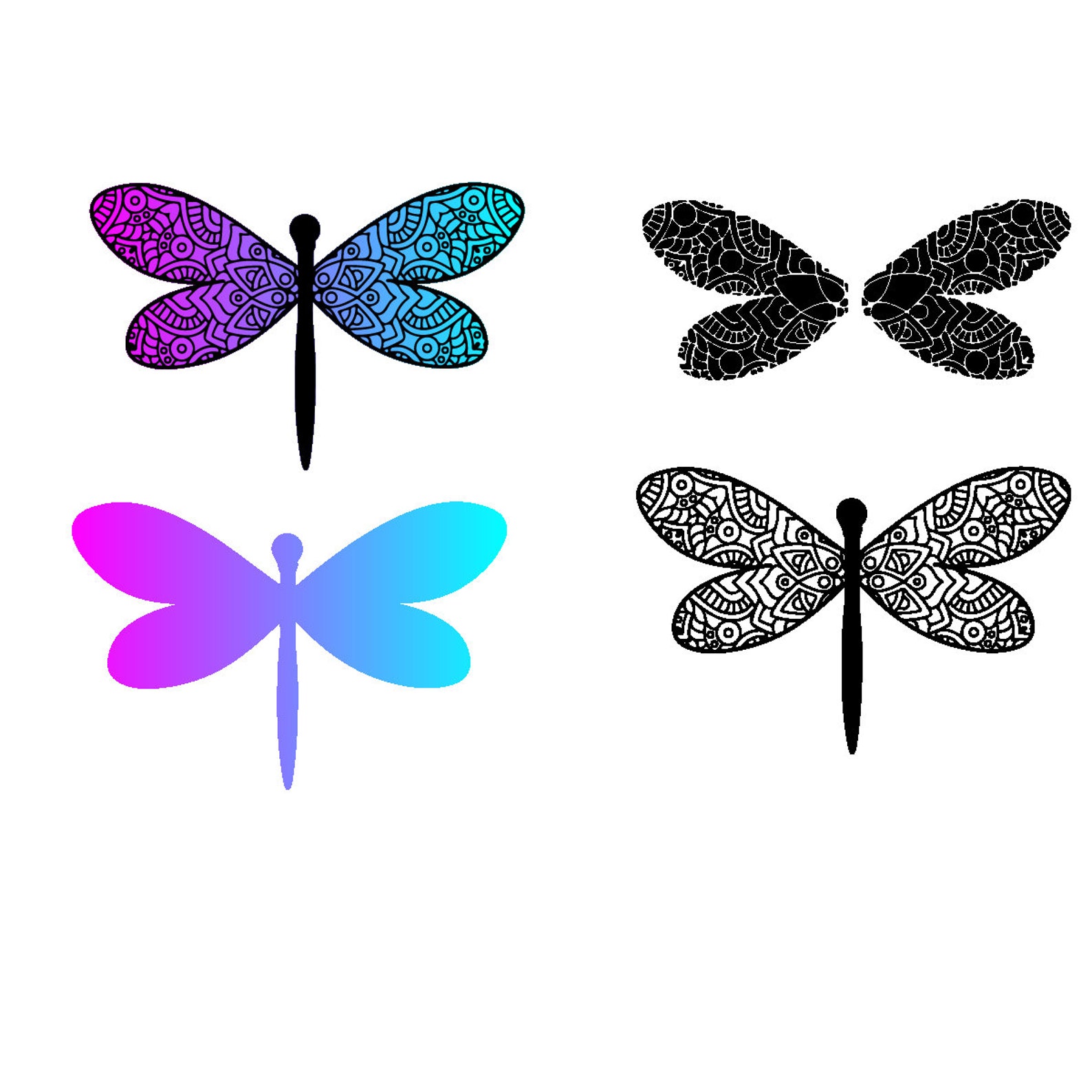 Dragonfly SVG Dragonfly Bundle SVG Files Dragonfly SVG - Etsy