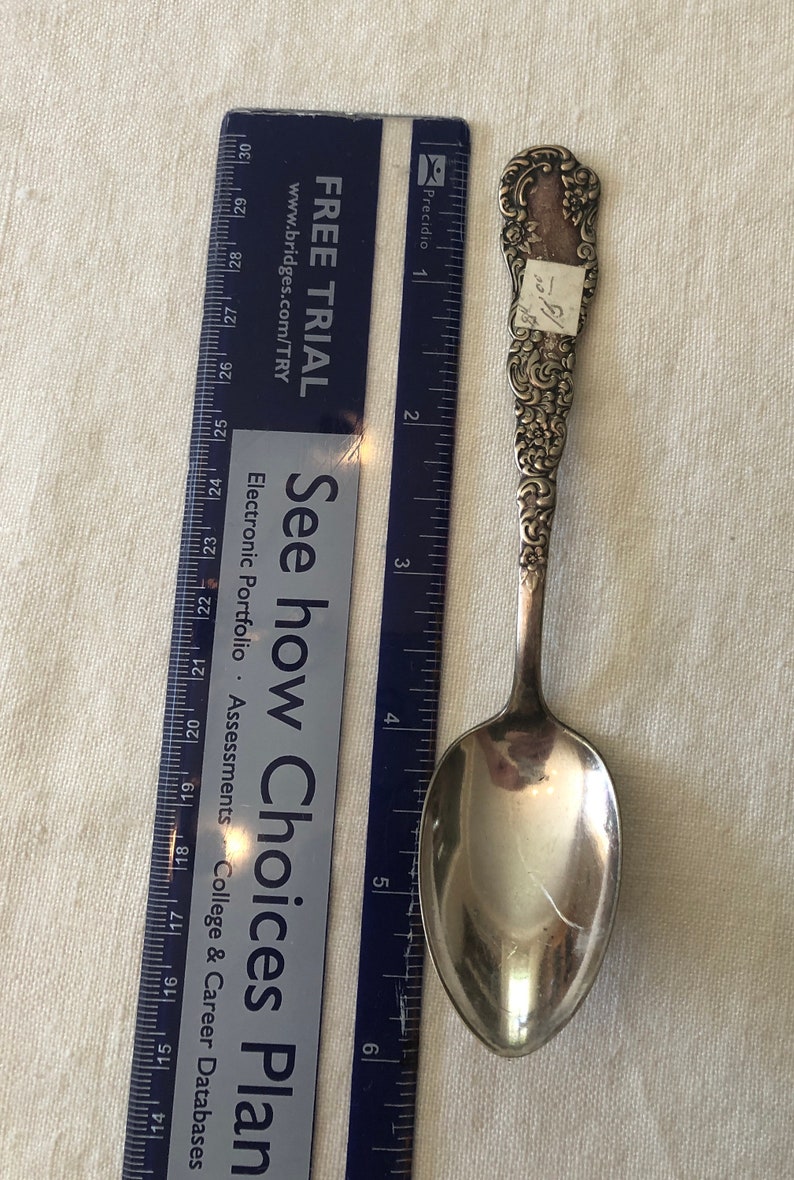 Silverplate Wm Rogers & Son AA Florida Pattern 6 Teaspoon Vintage - Etsy