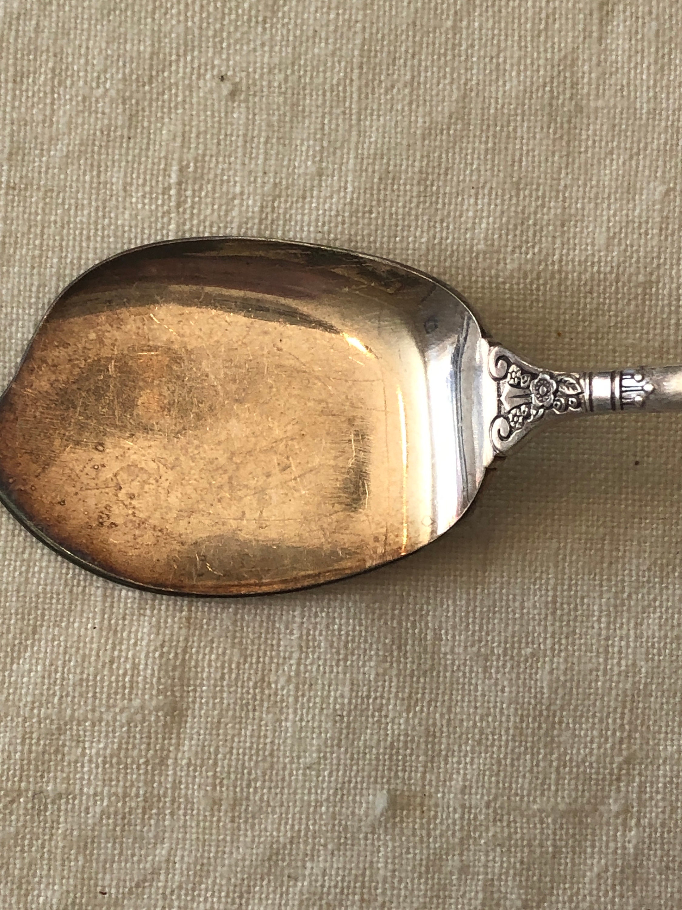 Community Silver Plate Flatware 1933 KING CEDRIC Oneida Jelly Jam Spoon ...