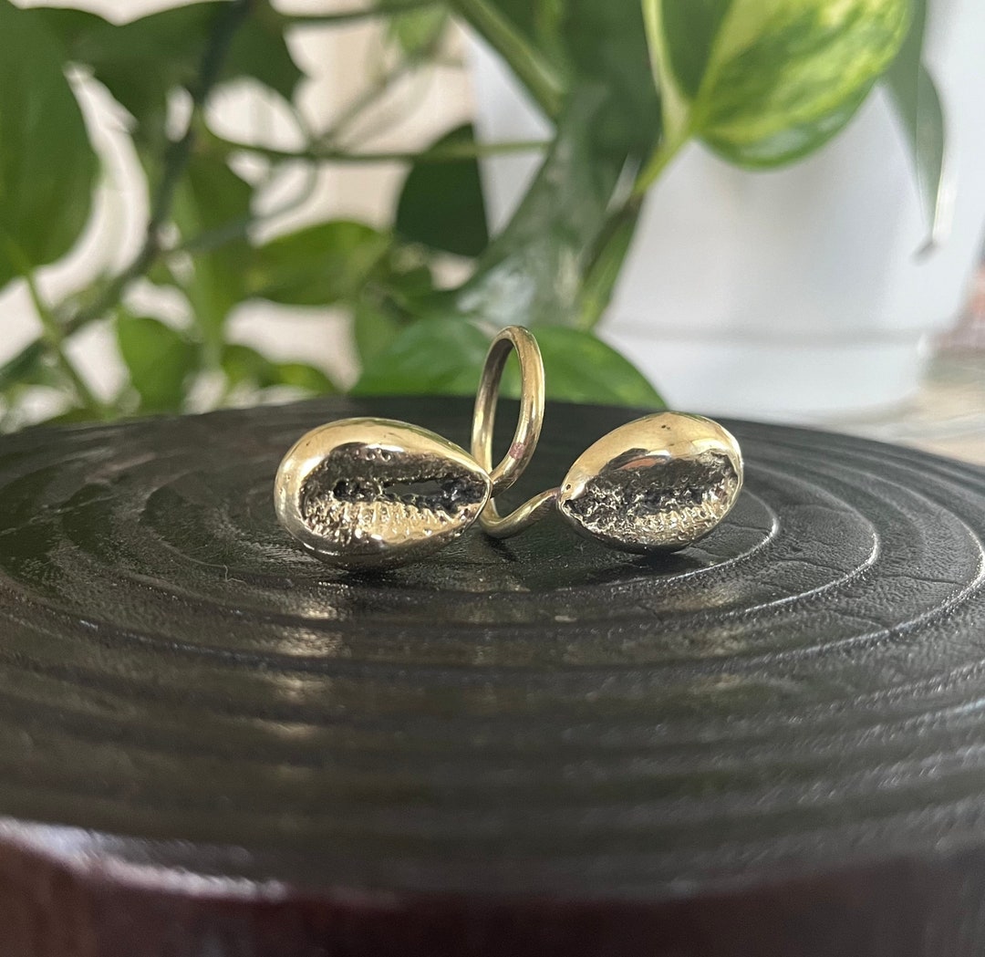 Sea Shell Style African Brass Ring - Etsy