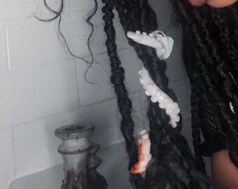 Jumbo Mushroom Loc Bead Dreadlock Accessory / Loc Jewelry / Dread Bead ...