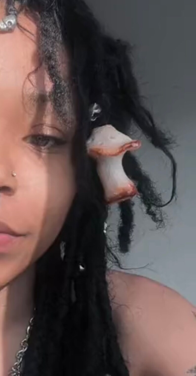 Jumbo Mushroom Loc Bead Dreadlock Accessory / Loc Jewelry / Dread Bead glow in the Dark - Etsy