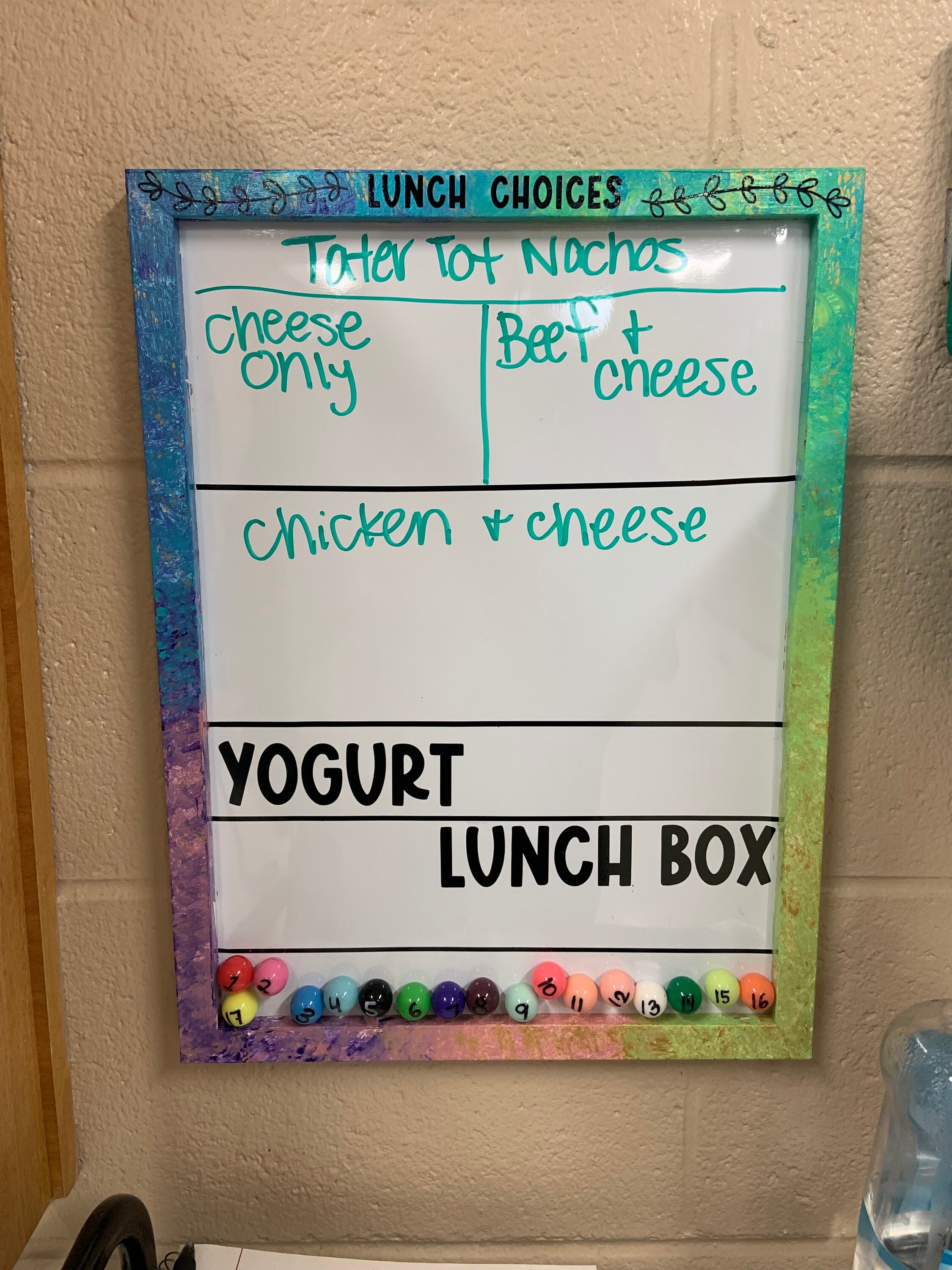 Student Lunch Choice Board - Etsy