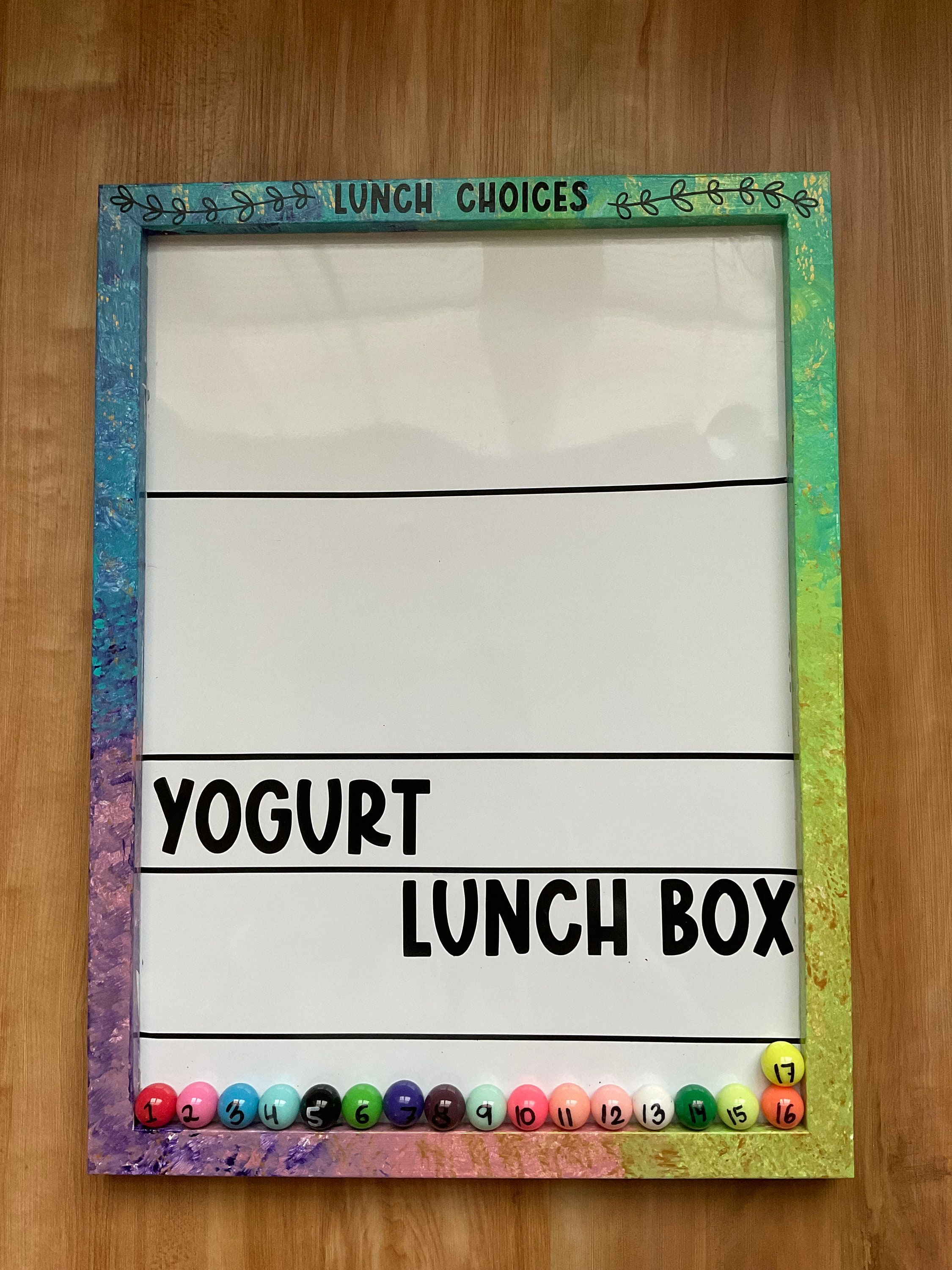 Student Lunch Choice Board - Etsy