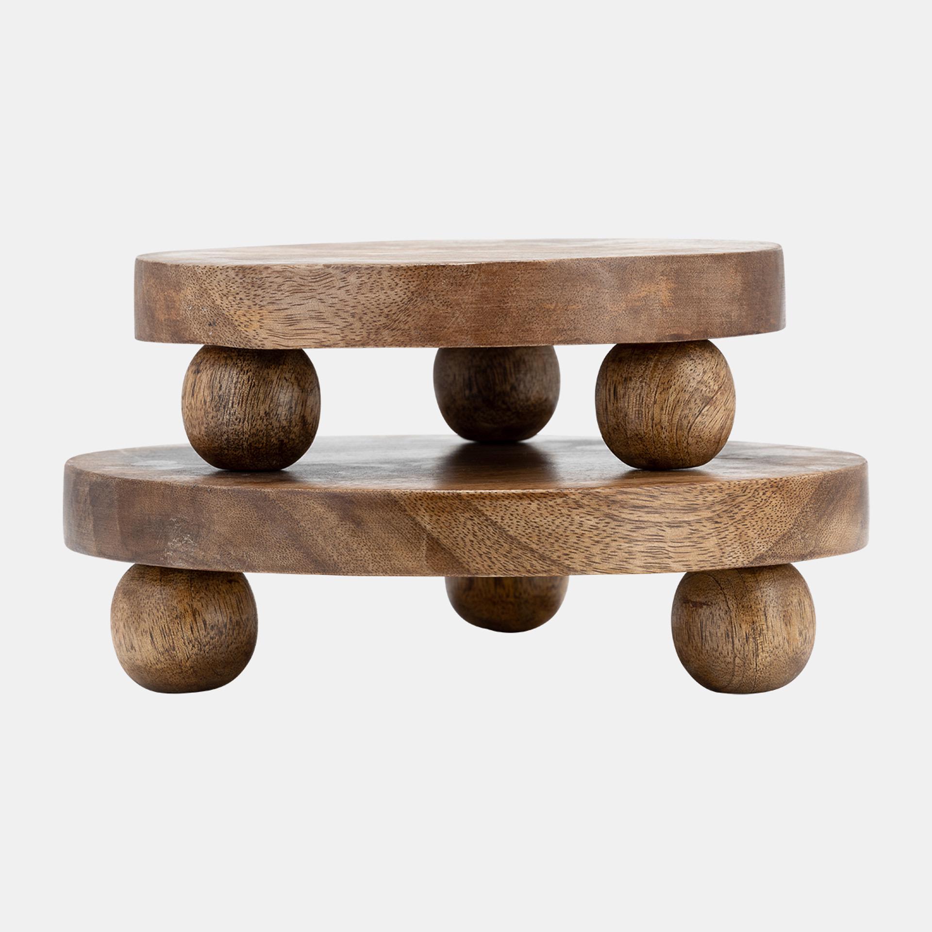 Mango Wood Riser: Indoor Outdoor Plant Decoration - Etsy