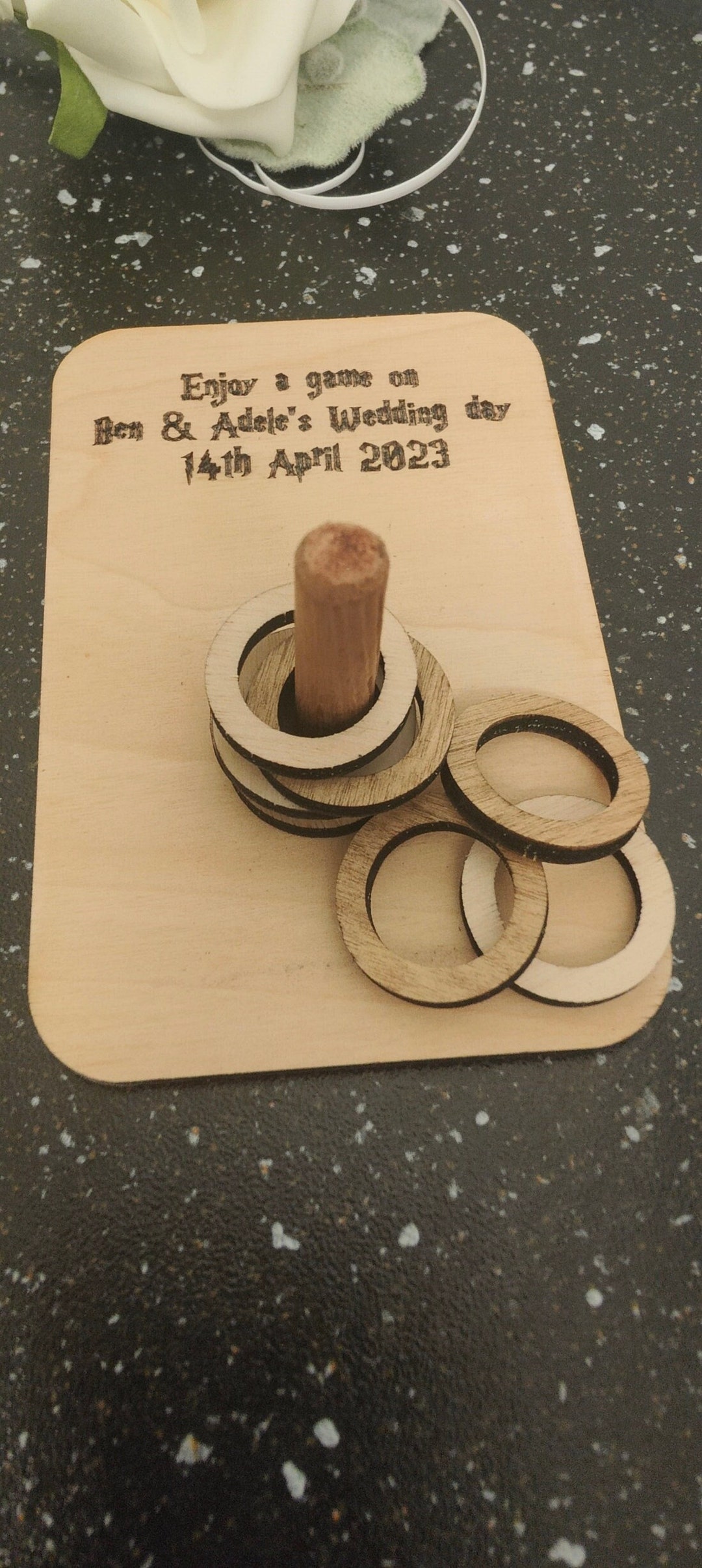 HOOPLA Wedding Favour Laser Cut Digital Download Zip Svg, Dxf, Ai, Lbrn ...