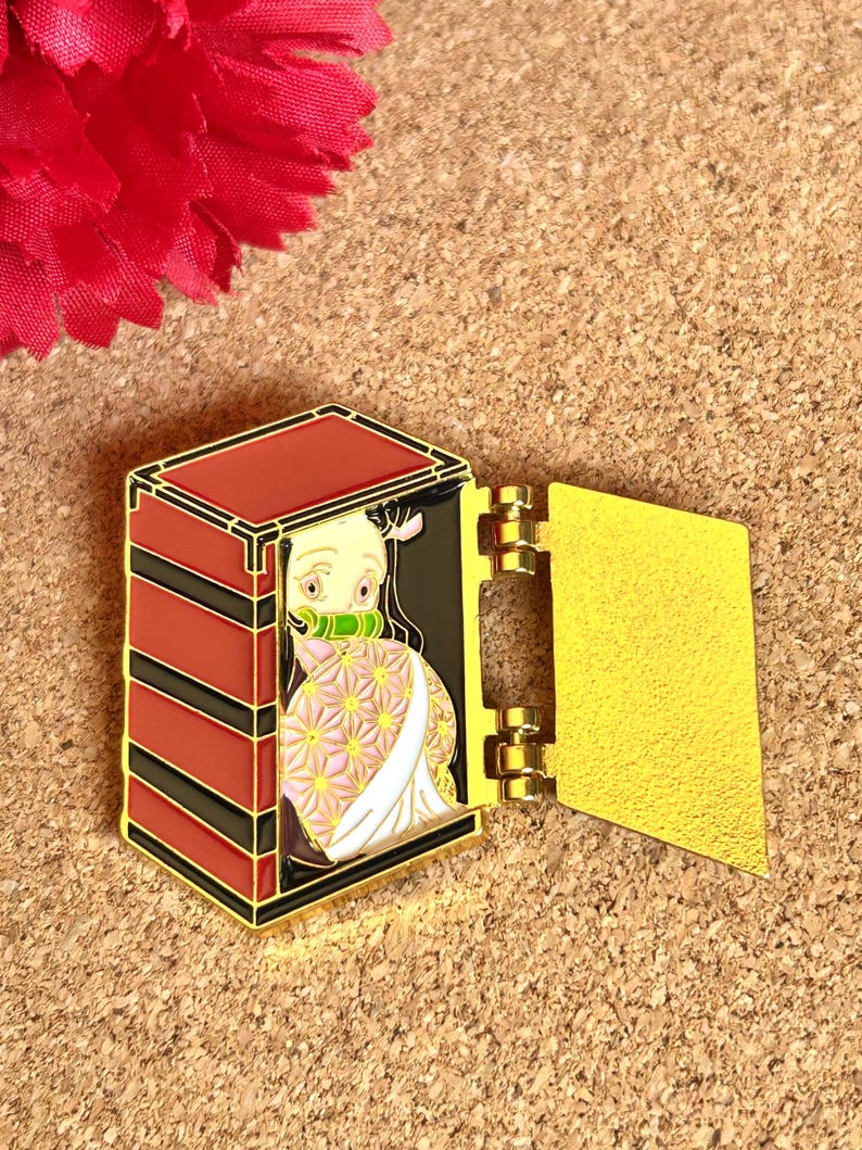 Demon Slayer/ Kamado Nezuko Brooch - Etsy