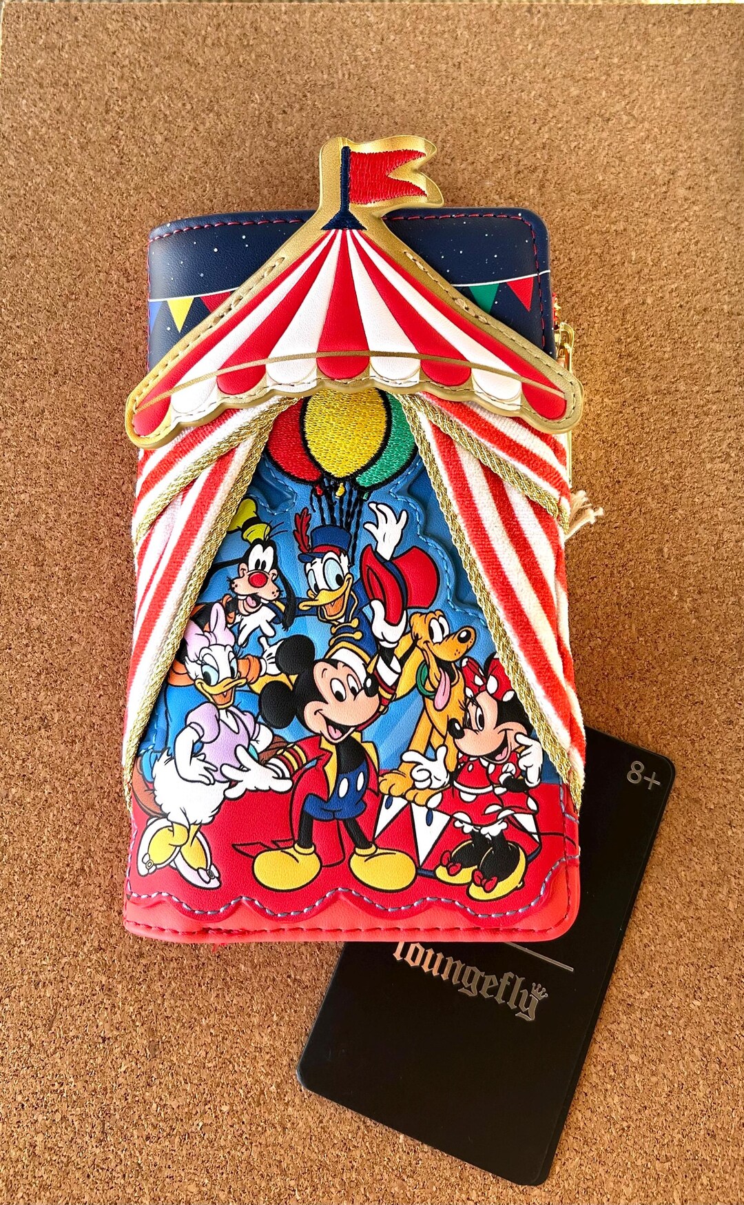 Loungefly Mickey and Friends Circus Tent Wallet - Etsy