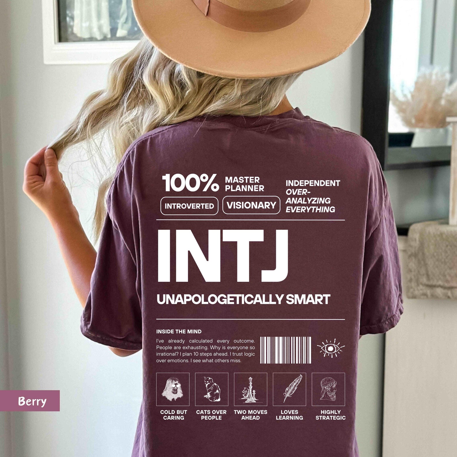 INTJ Shirt, Intp Mens Shirt, INTJ Shirt, Mbti, Personality Type, Myers ...