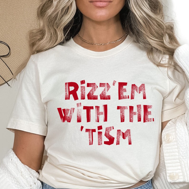 Rizz'em With the 'tism Shirt, Unisex Comfort Colors Shirt, Funny Autism ...