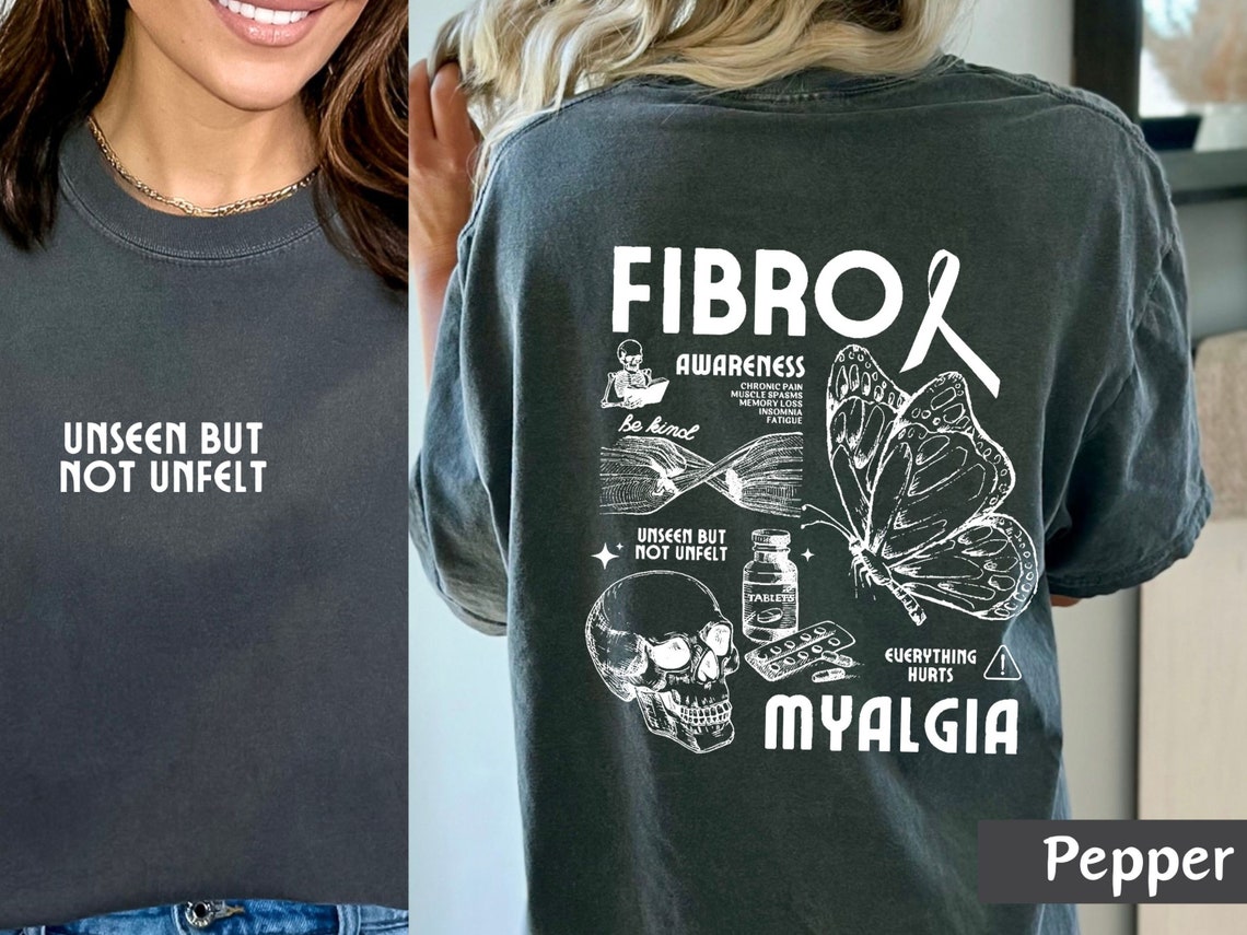 Fibromyalgia Shirt, Chronic Pain Shirt, Fibromyalgia Gift, Invisible ...
