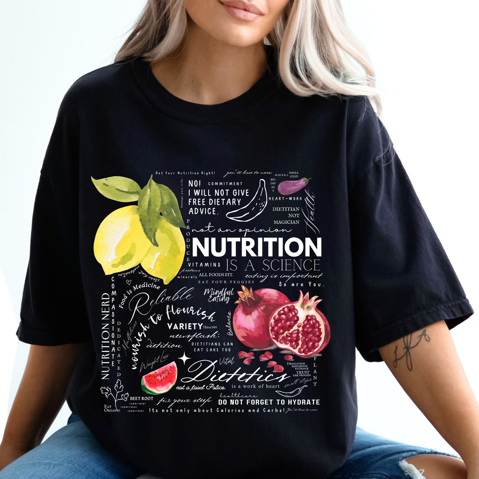 Dietitian Shirt, Dietician Graduation Gift, Nutritionist Shirt ...
