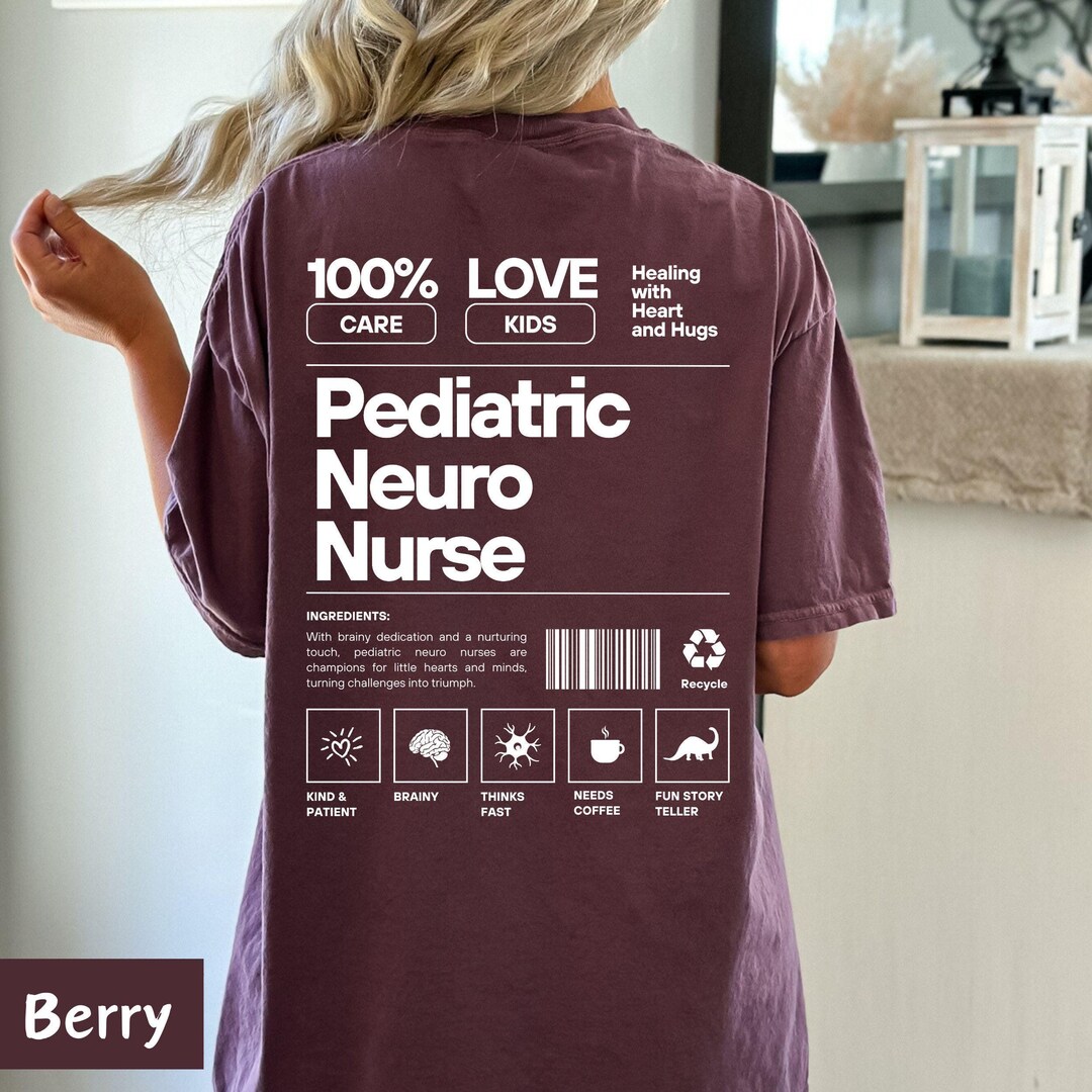 Pediatric Neuro Nurse, Neuro Nurse Shirt, Neuro Nurse Sweat, Neuro ...