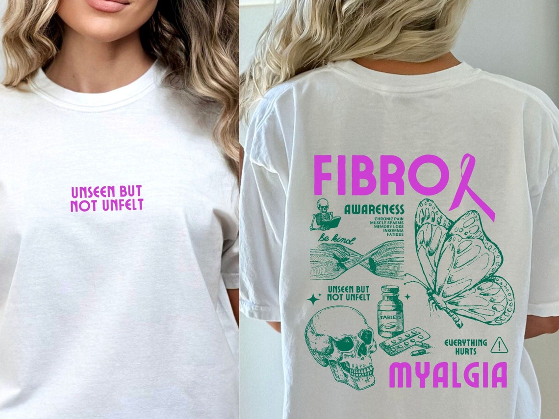 Fibromyalgia Shirt, Chronic Pain Shirt, Fibromyalgia Gift, Invisible ...