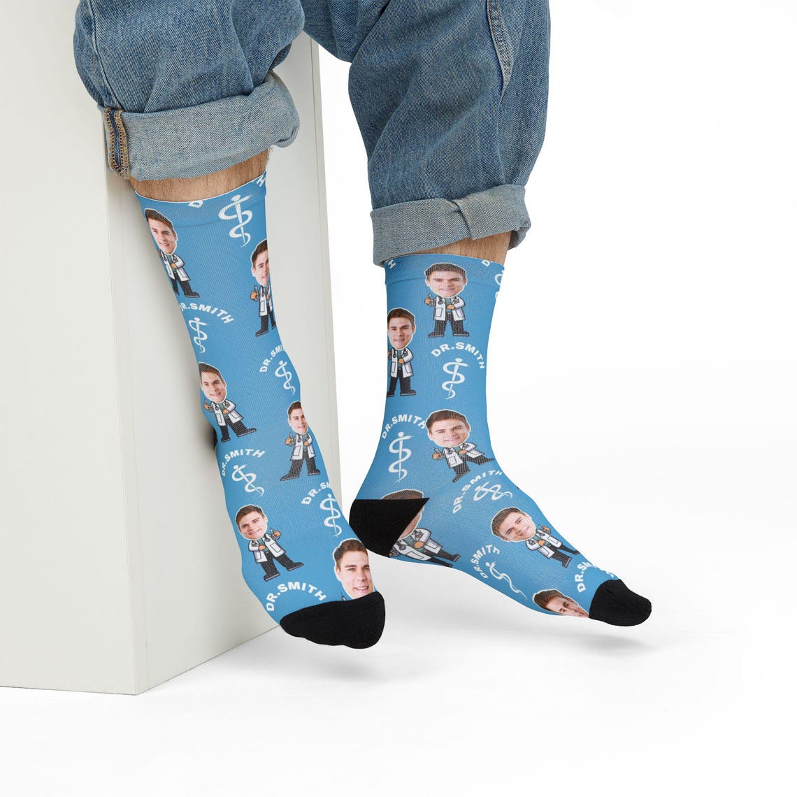 Personalized Surgeon Gift Socks, Custom Socks Face, Future Doctor Gifts ...