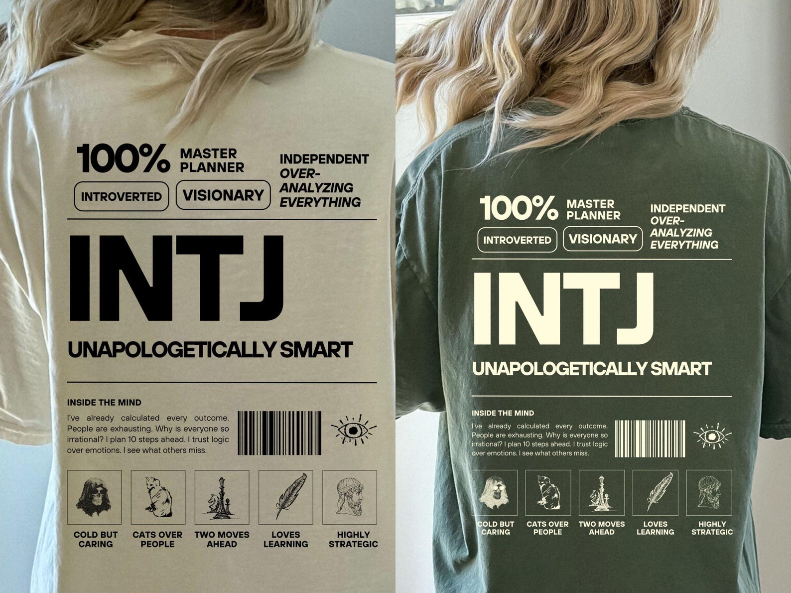 INTJ Shirt, Intp Mens Shirt, INTJ Shirt, Mbti, Personality Type, Myers ...